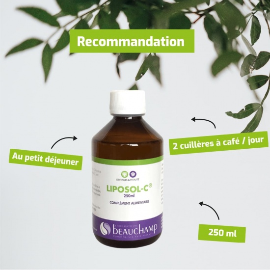Vitamine C liposomale - 4 x 250 ml | Défenses naturelles