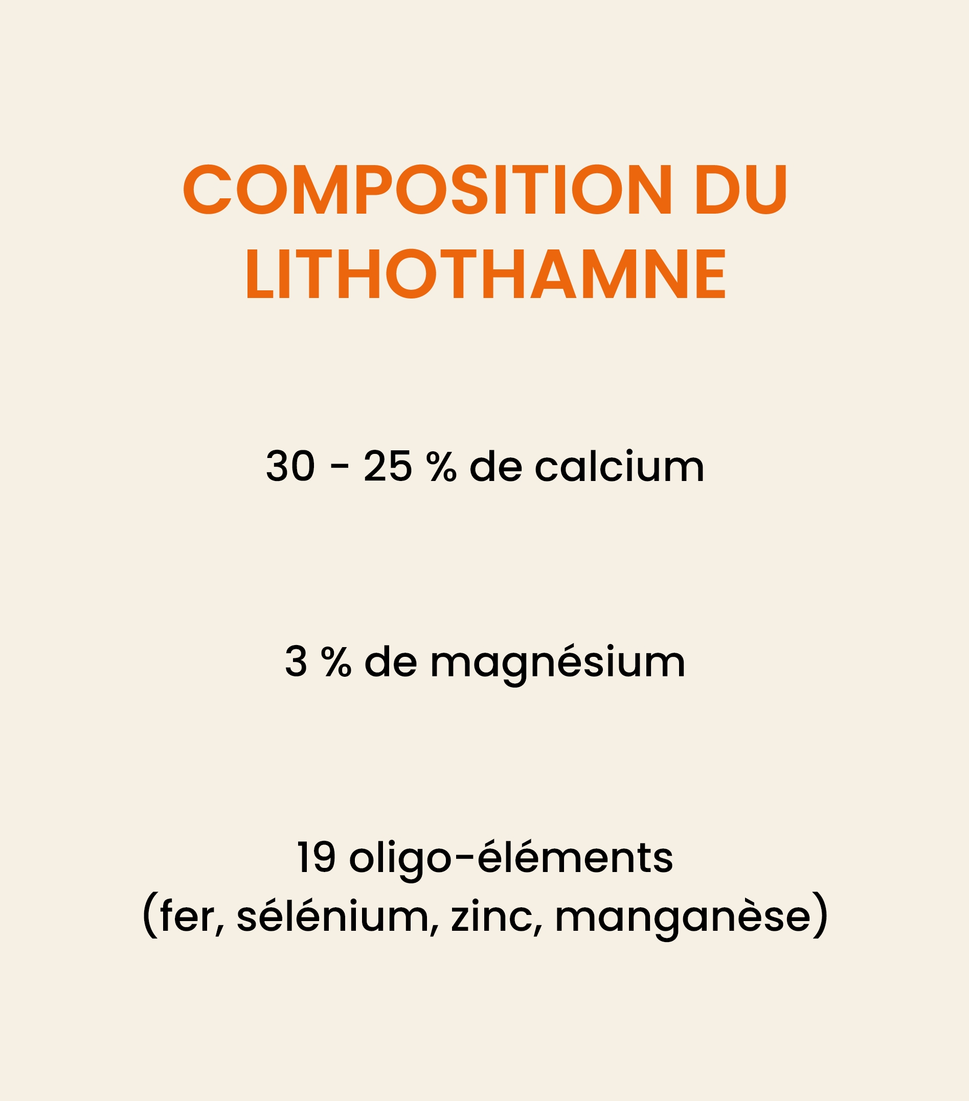 Lithothamne | Minéralisation osseuse